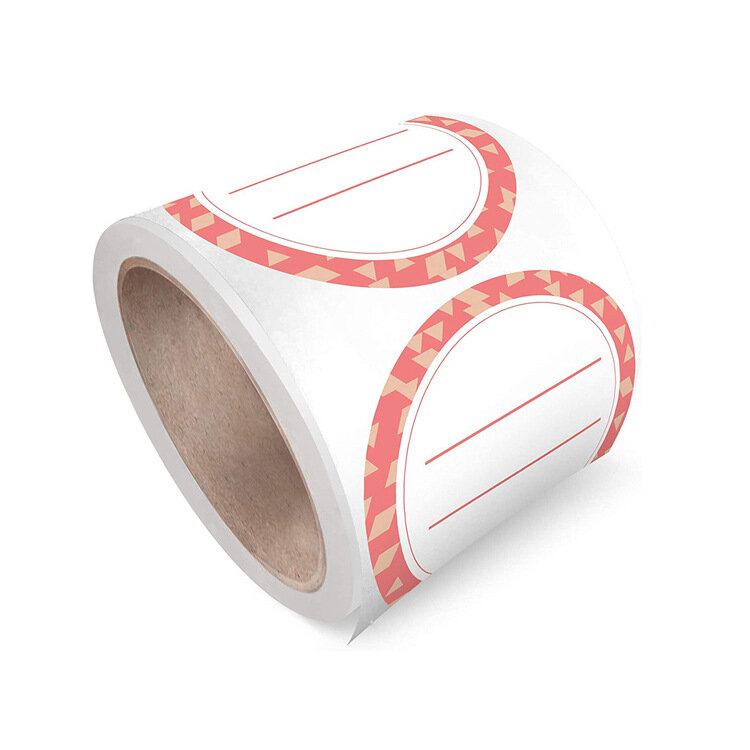 200 круглых роликовых этикеток - персонализированные наклейки для бизнес-логотипов, вечеринок, свадебных подарков, детских праздников (круг диаметром 2 дюйма)