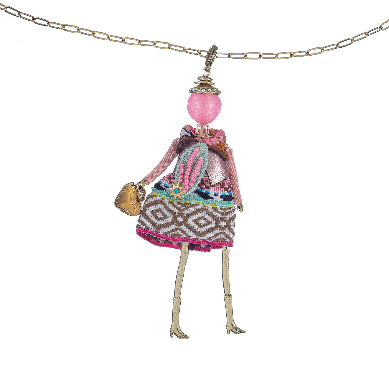 Колье, бисер