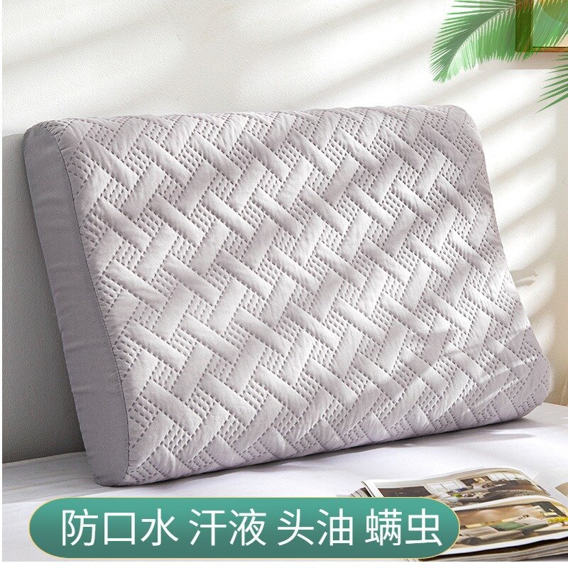 Водонепроницаемая антиклещевая латексная наволочка для домашнего использования, анти-масло и слюна, чехол для подушки, внутренний вкладыш для подушки из пены с эффектом памяти, защитный чехол