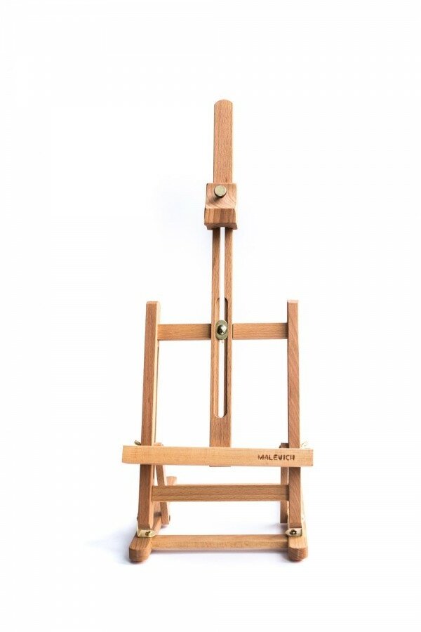 Мольберт станок настольный малевичъ МЛ-116 h:54/65см база 20х24см бук