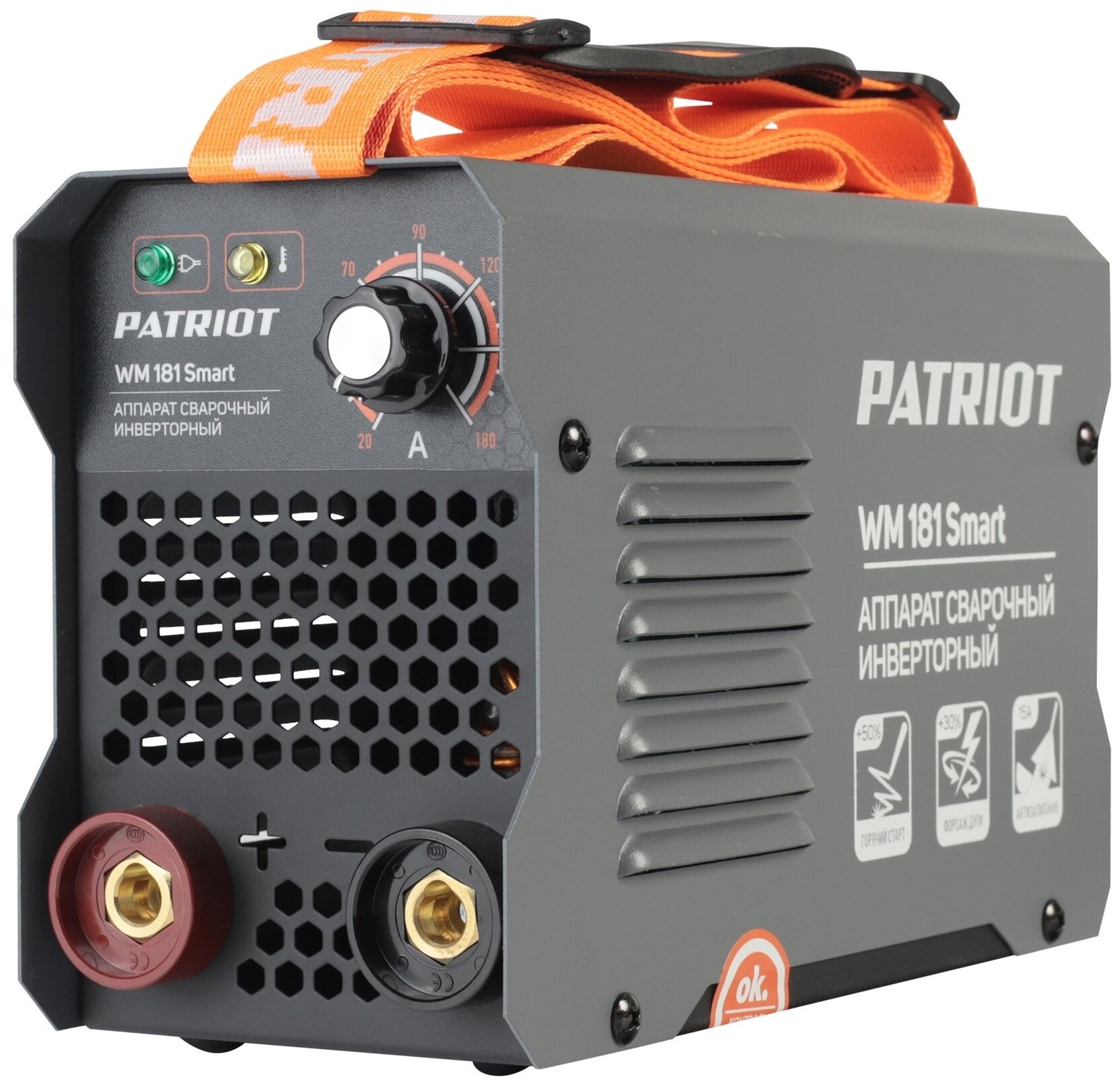 Аппарат сварочный Patriot WM 181 Smart MMA Сварочный аппарат Patriot WM 181 Smart MMA