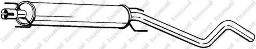 Глушитель центральный (OPEL ASTRA G 03-04 )