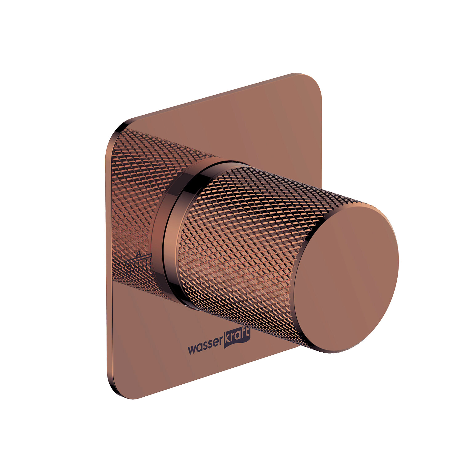 Переключатель для встраиваемого смесителя на 2 выхода WasserKRAFT A309, розовое золото