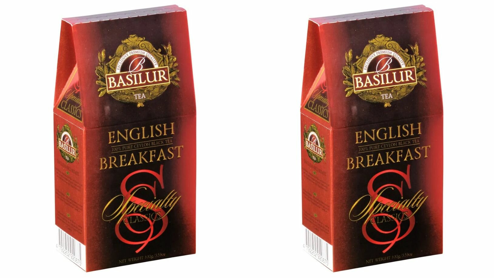 Basilur Чай черный Английский завтрак, 100 г, 2 уп