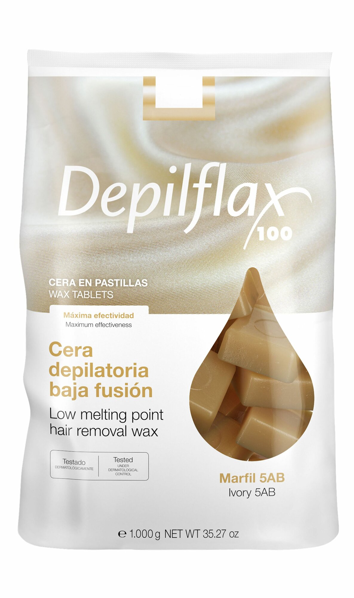 DEPILFLAX Воск для депиляции слоновая кость/cera marfil 1000 г
