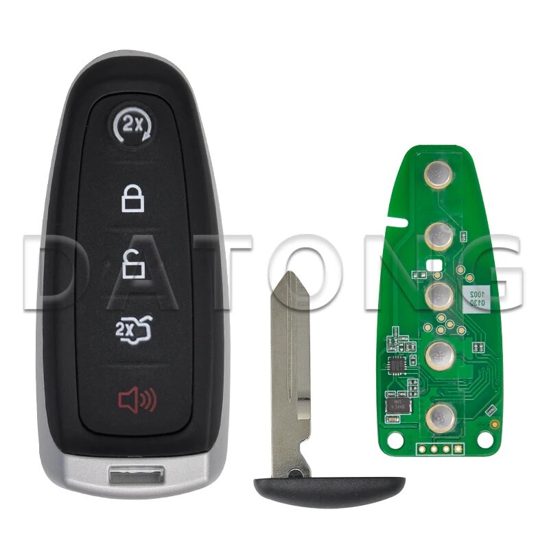 Автомобильный дистанционный ключ Datong World, подходит для Ford Explorer Edge Flex C-max Taurus ID46 PCF7953 M3N5WY8609 315 МГц, умное управление, замена FO38 Blade, 433MHz