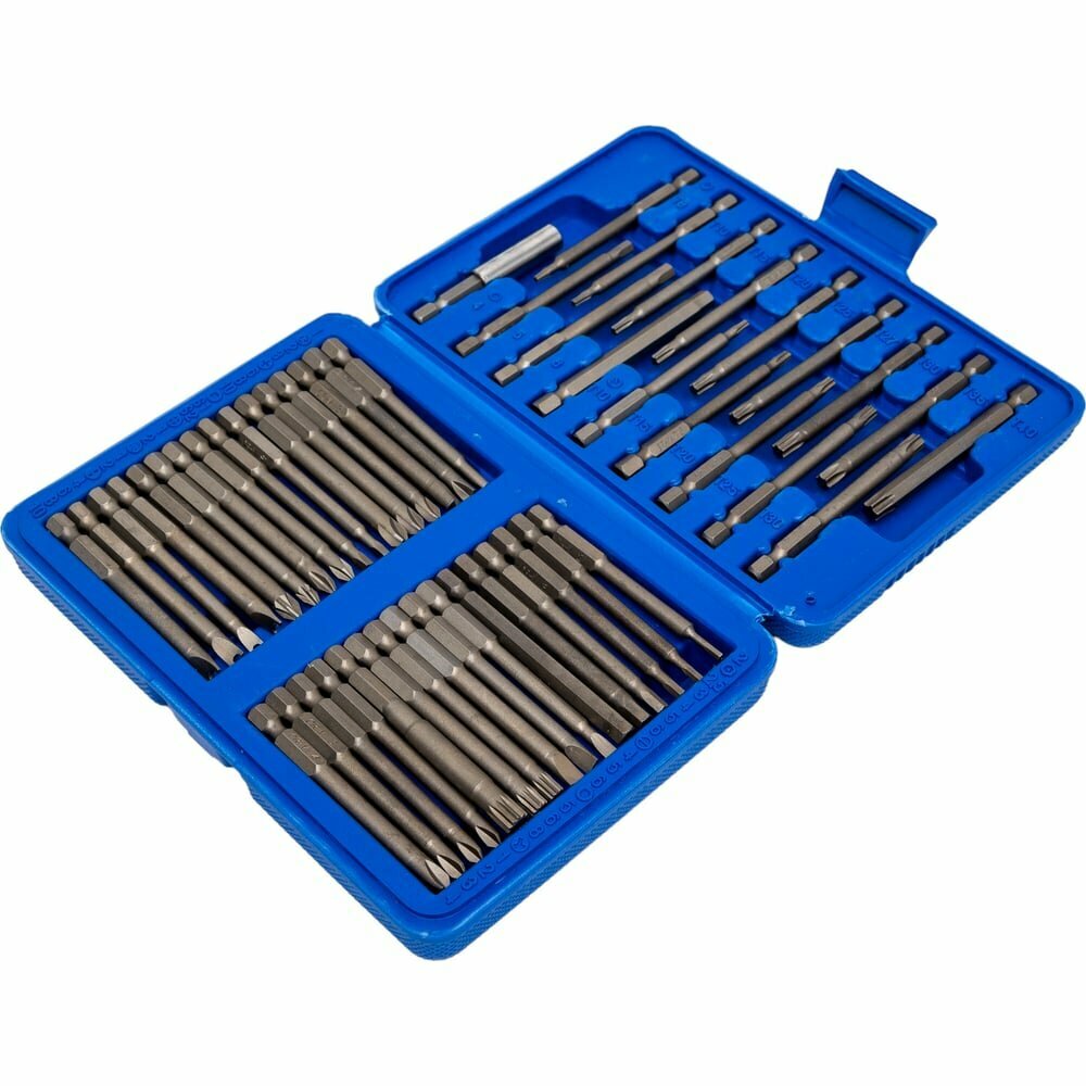 Набор бит 75 мм, 50 шт BTI 9014346, с различным шлицем