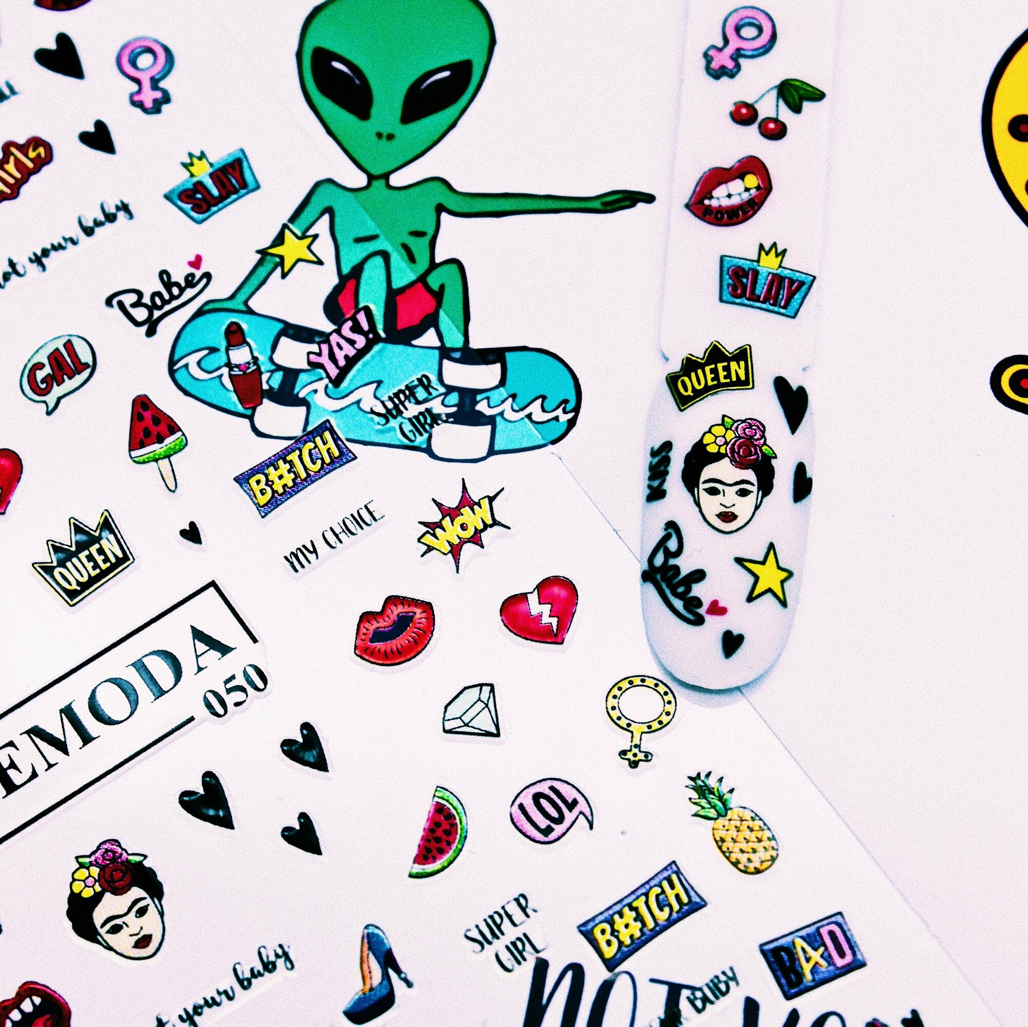 Наклейки NogteModa №050