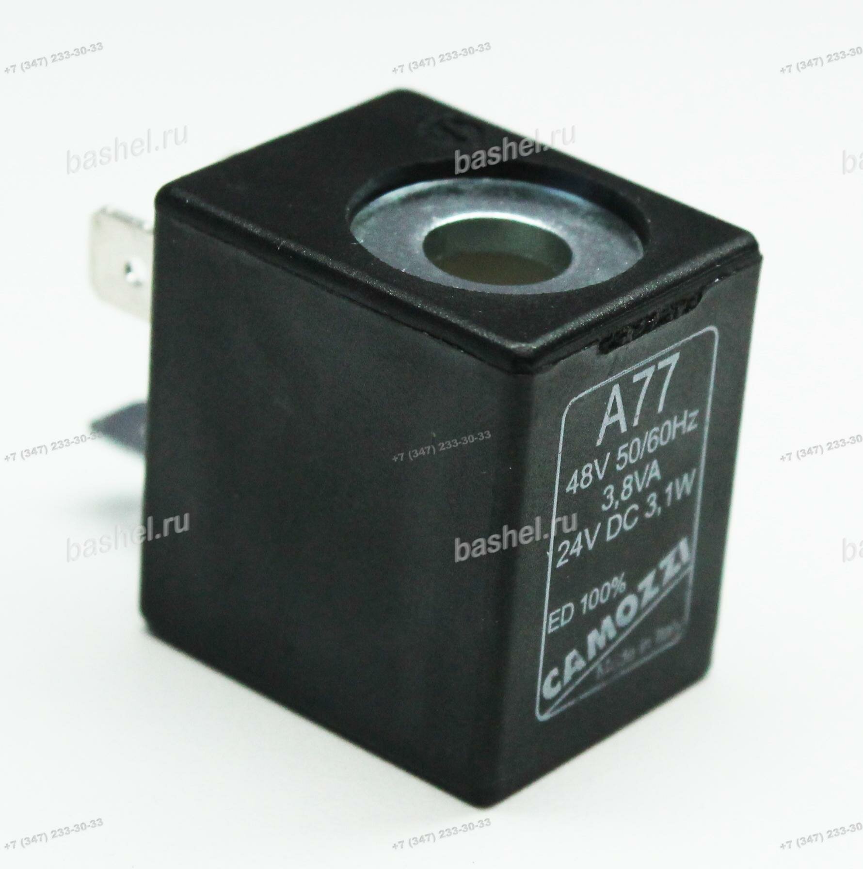 A77 DC 24V, 3.1W, Катушка соленоид, Camozzi