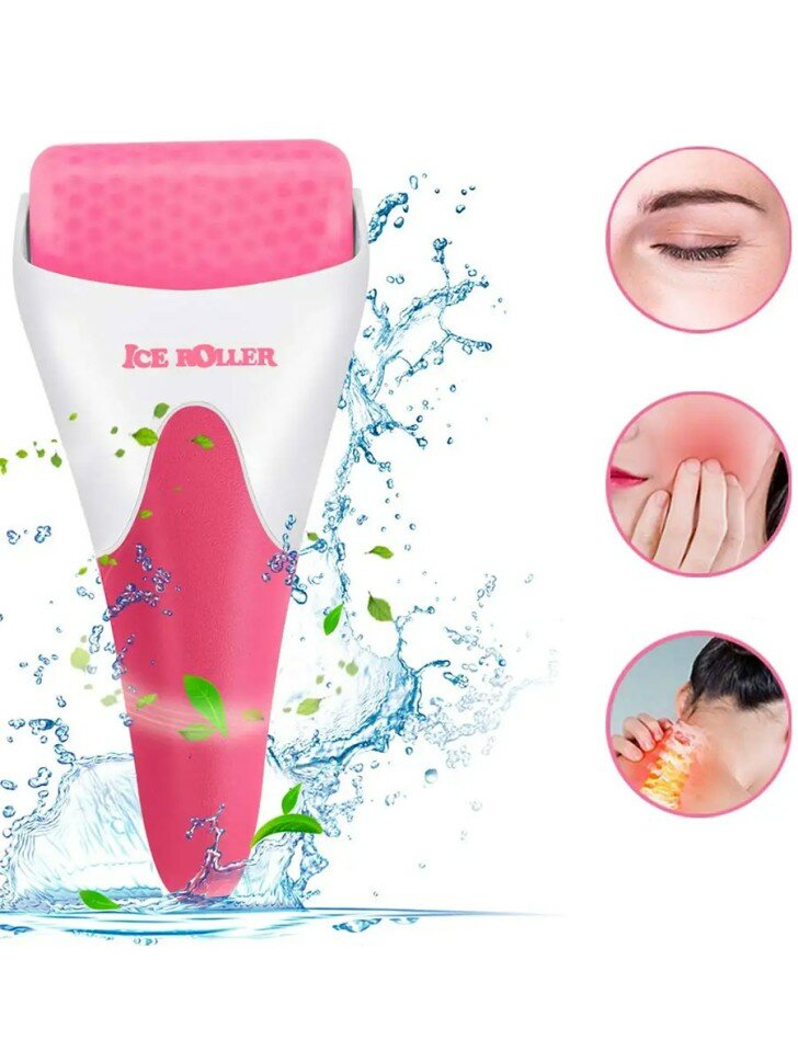 Ледяной роллер Ice Roller красный для лица и тела 1 шт