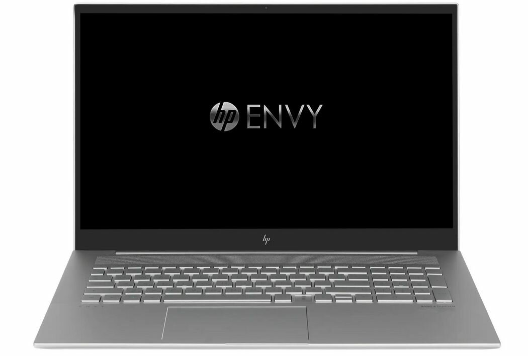 17.3" Ноутбук HP ENVY 17-ch1001ur (5B8G5EA) серебристый - 3840x2160, IPS, Intel Core i5-1155G7, ядра: 4 х 2.5 ГГц, 16 ГБ, SSD 1024 ГБ, GeForce MX450 - 2 ГБ, Windows 11 Home