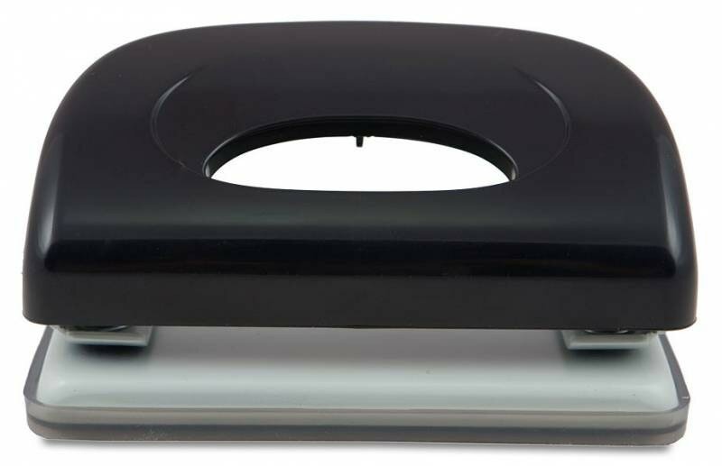 Дырокол Kw-Trio Dolphin 091X9BLACK макс:10лист. пластик черный отв:2 с линейкой