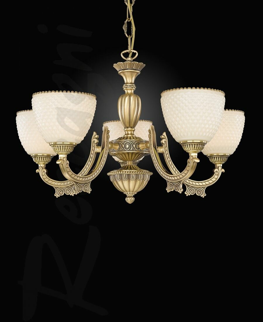 Классическая подвесная люстра Reccagni Angelo L 7055/5 Итальянское производство