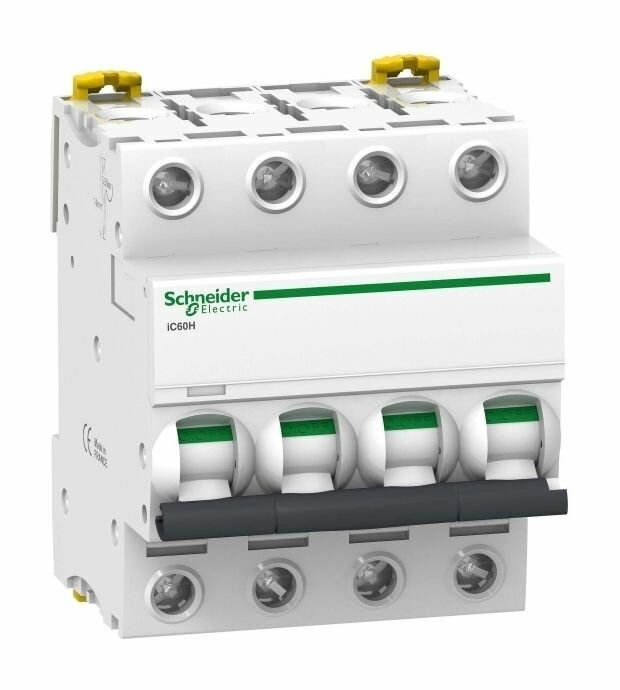 A9F89406 Schneider Electric Acti9 Автоматический выключатель 4P, 6А (C), 10кА.