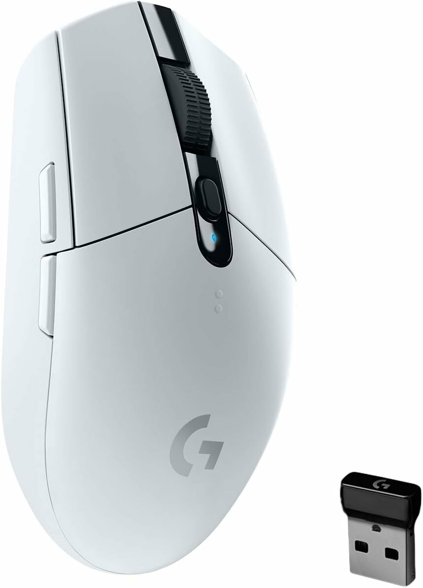 Беспроводная игровая мышь Logitech G G304 Lightspeed, белый