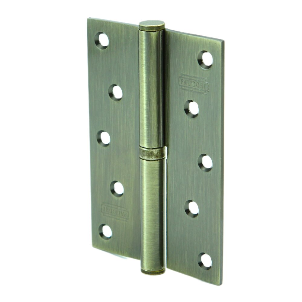 Петля врезная съемная Palidore AB 120х80х3 мм бронза правая