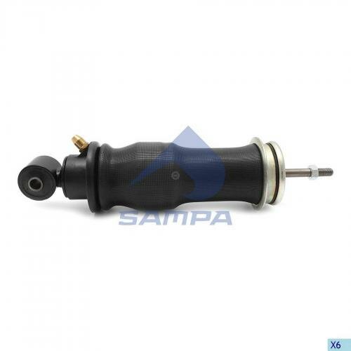 Амортизатор кабины (пневмо) с подушкой задний io (4-point) Sampa 040.178-01