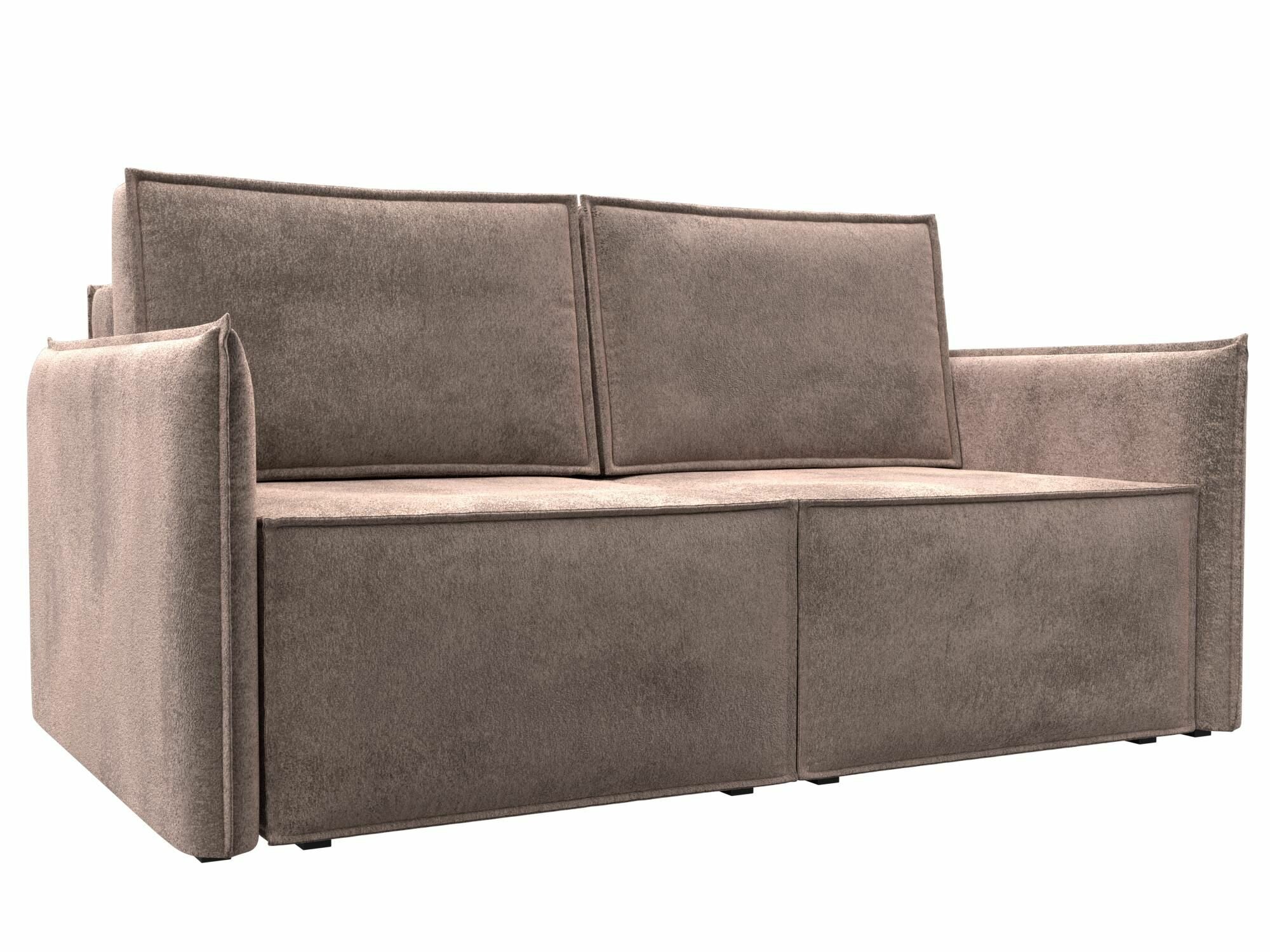 Диван прямой Либерти мини, велюр, Еврософа, независимые пружины, Хит Диванов