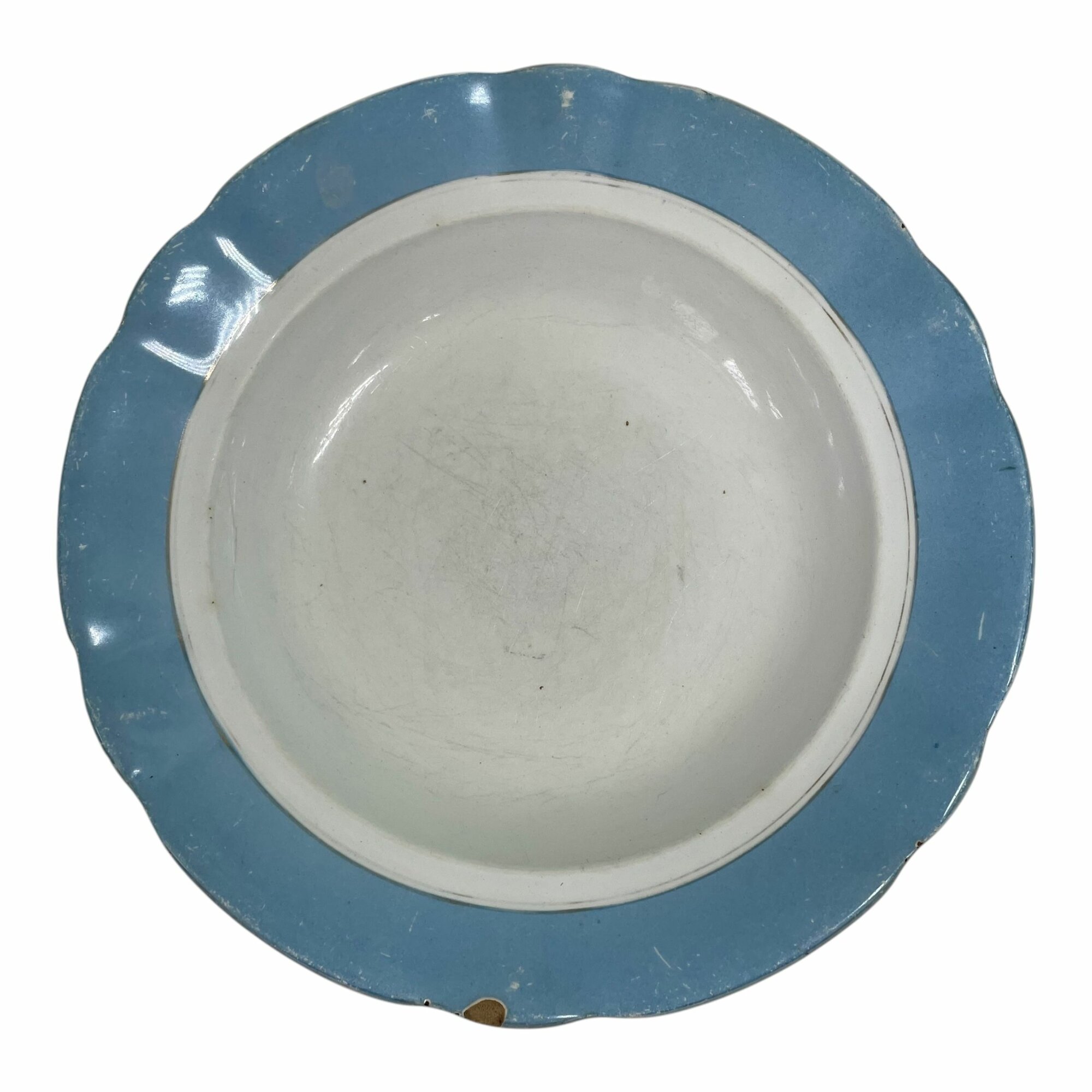 Антикварная тарелка фарфоровая, фарфор Кузнецов, сделано в царской России.