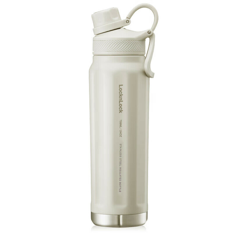 Термос LOCK&LOCK Sports Bottle, портативный, для спорта, 709ML, LHC3251IVY, white