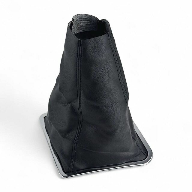 Чехол на рычаг кпп ваз 2170 рамка хром, черная строчка