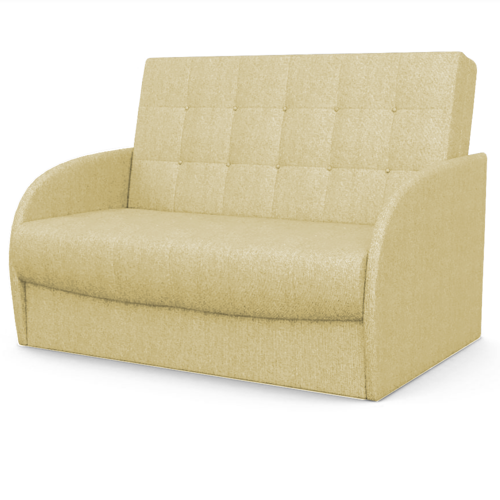 Диван-кровать Оригинал фокус- мебельная фабрика 152х93х96 см кремовая рогожка