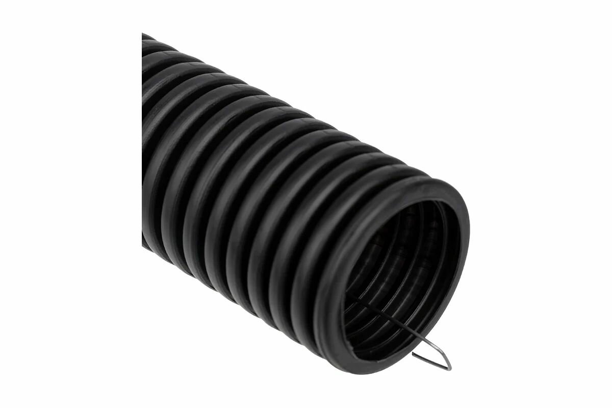 Гофрированная труба REXANT ПНД с зондом 40 мм 15 м 28-0040-3