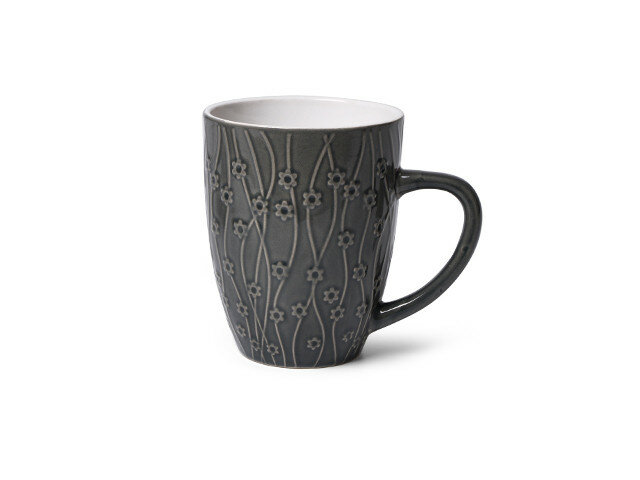 6324 FISSMAN Кружка 370мл, цвет Серый (керамика)