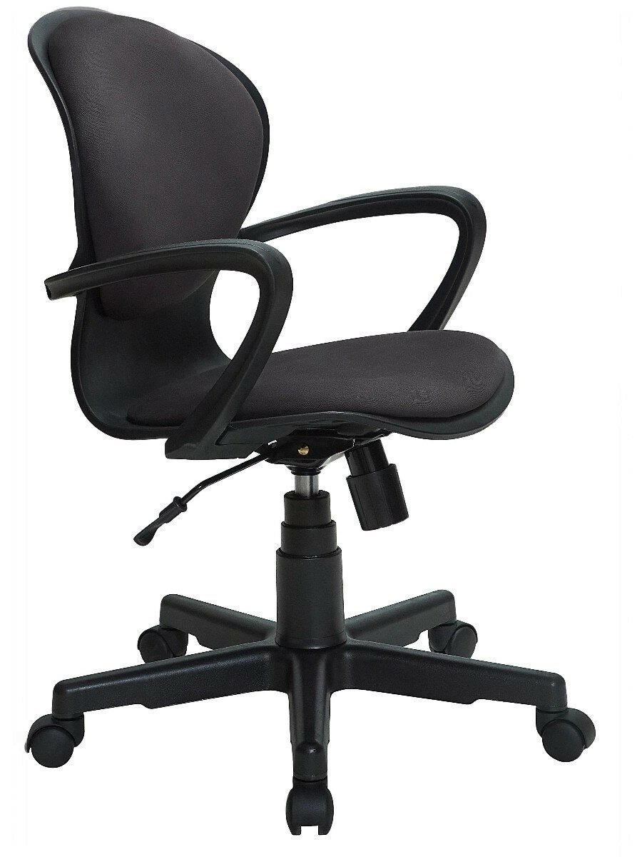 Детское компьютерное кресло КР Bloom Black, с механизмом качания, обивка, велюр черный