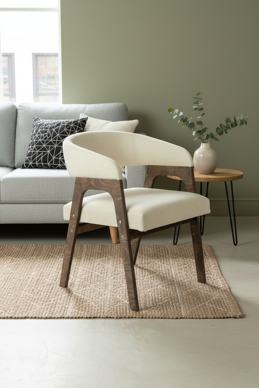 Стулья для кухни, стул кресло , мягки , со спинкой, обеденный, для гостиной, из велюра, 63x56x72 см, до 130кг