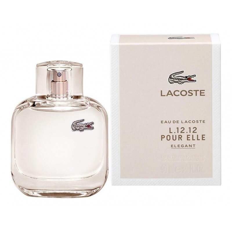 LACOSTE Eau de Lacoste L. 12. 12 Pour Elle Elegant Туалетная вода для женщин 90 ml