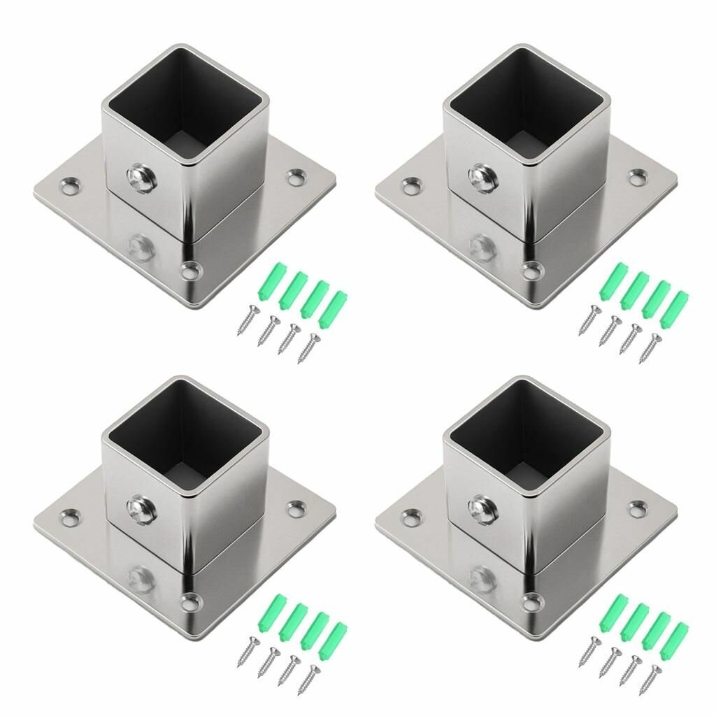 Универсальный фланцевый кронштейн для боковых опор для штанги для одежды