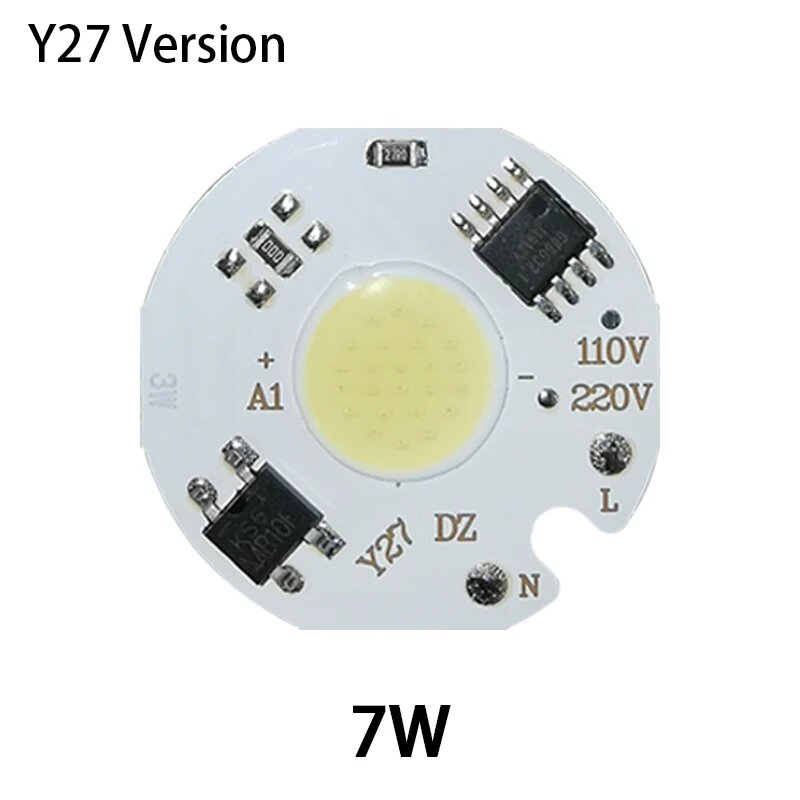 Светодиодная матричная лампа ANNUOSENCHIP 3-50Вт для светильников 7W Y27 Version, 220 В, Cool White