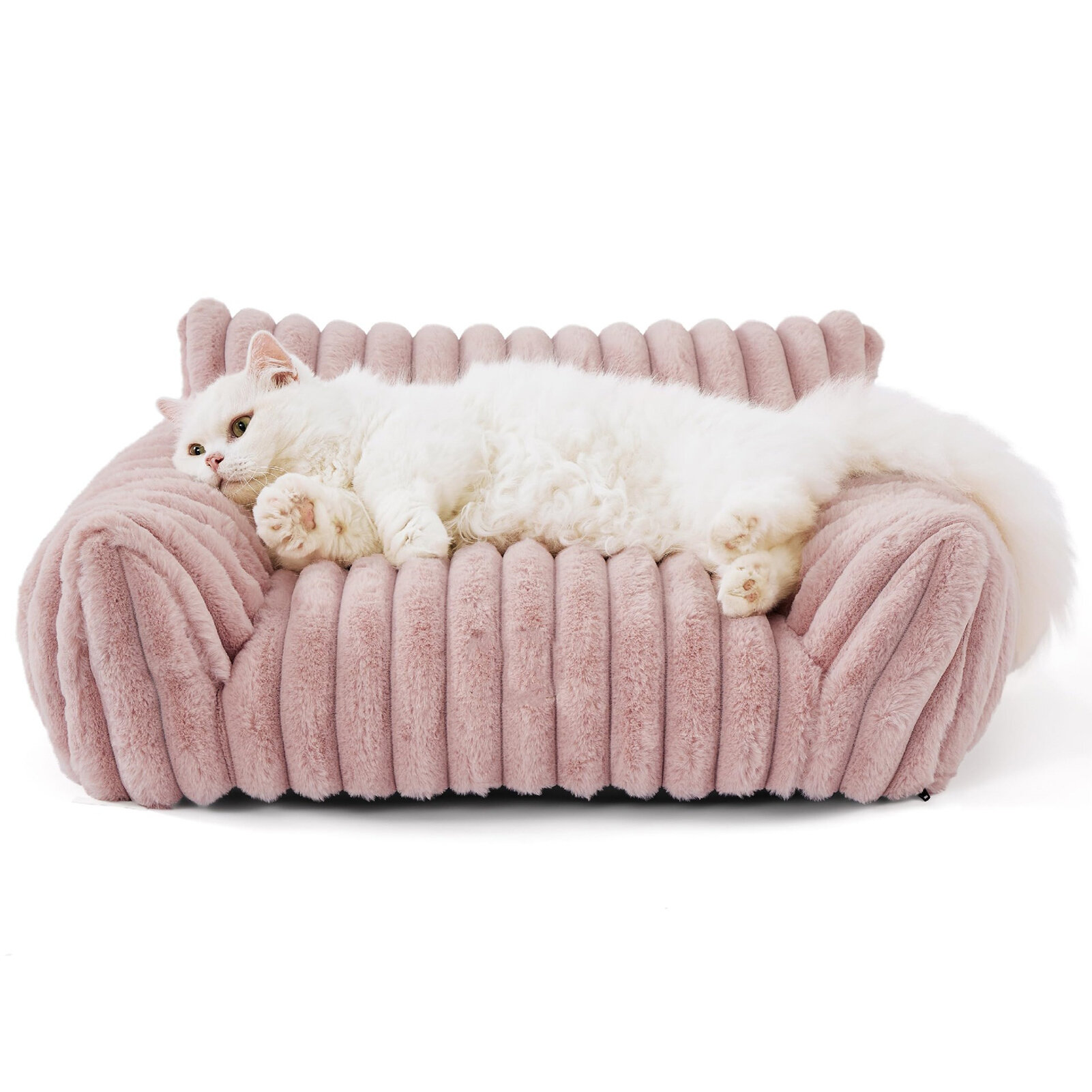 Cat Couch Bed Cute Pet for Small Medium and Large Cats Dogs Fluffy Sofa Pets Indoor with Non-Slip Bottom & Washable Cover