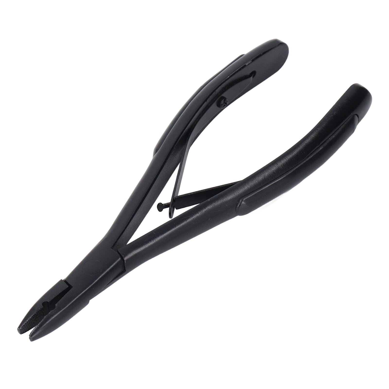 Черные наращивания волос Столковые наращивания волос из нержавеющей стали зажимают ура