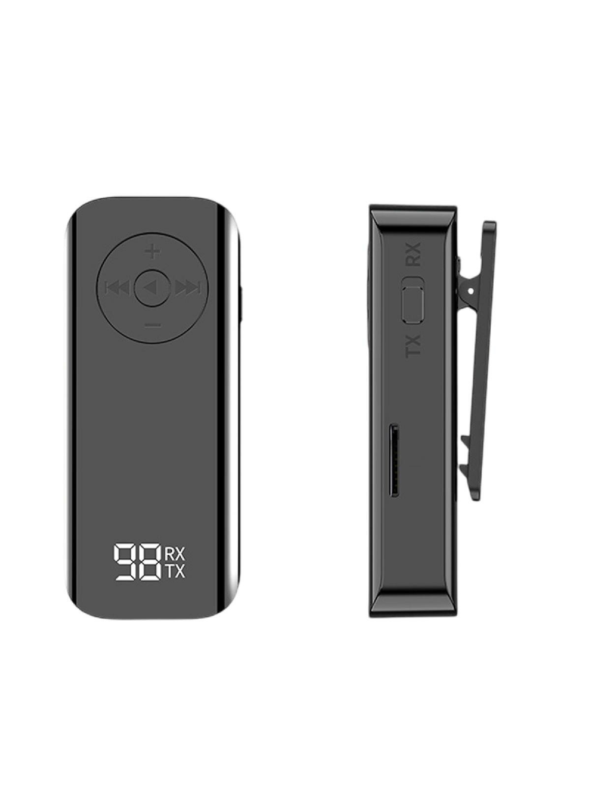 Bluetooth-compatible 5.3 Receiver Transmitters 2in1 Wireless Adapters 3.5mm For Music Earphone Speaker Computer