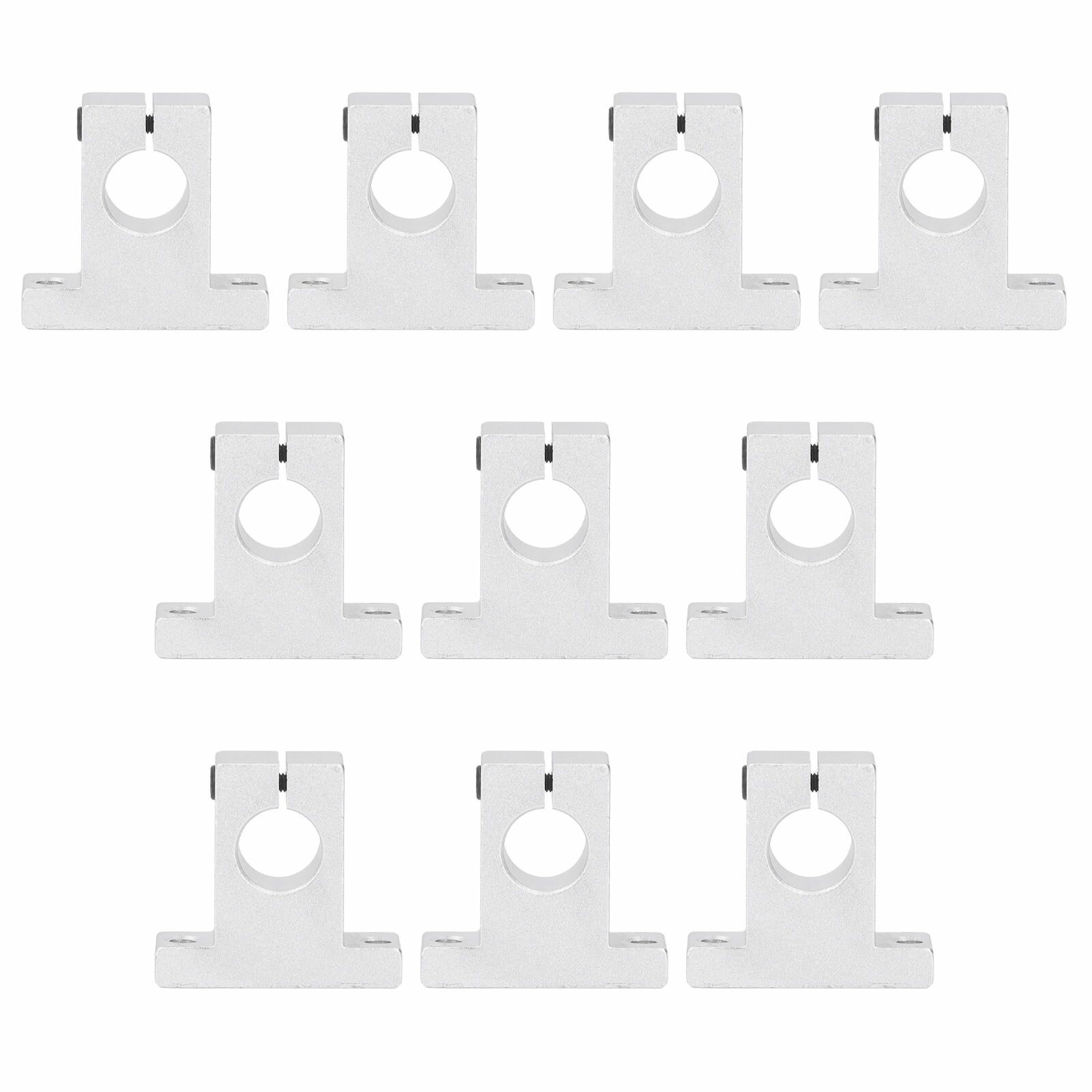 K16 Линейная направляющая рельса движения из алюминиевого сплава, линейная направляющая вала, длина 80 мм, диаметр 20 мм, грузоподъемность 30 кг