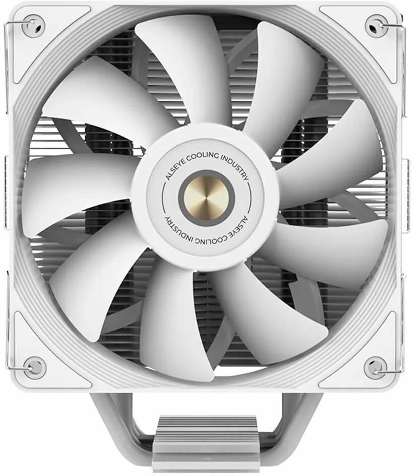CPU Cooler N120-W, Universal socket, TDP 180W, 4* heat pipe, dem: 130*76*156mm FAN 120mm ARGB 0.095-0.3A, 800~1800RPM, 31.18-73.96CFM , WHITE, RTL