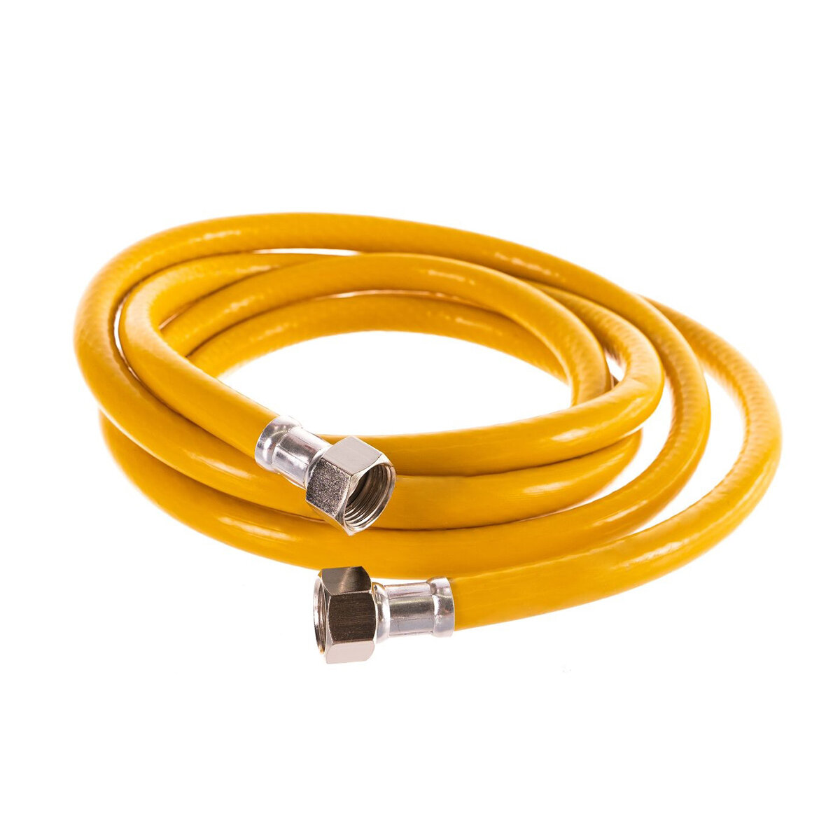 Шланг для газа ELKA ПВХ 1-2", 10х15, 4,0 м, гайка-гайка