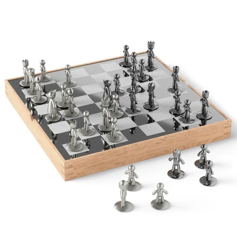 Шахматы Umbra Buddy Chess Set Natural 1005304-390