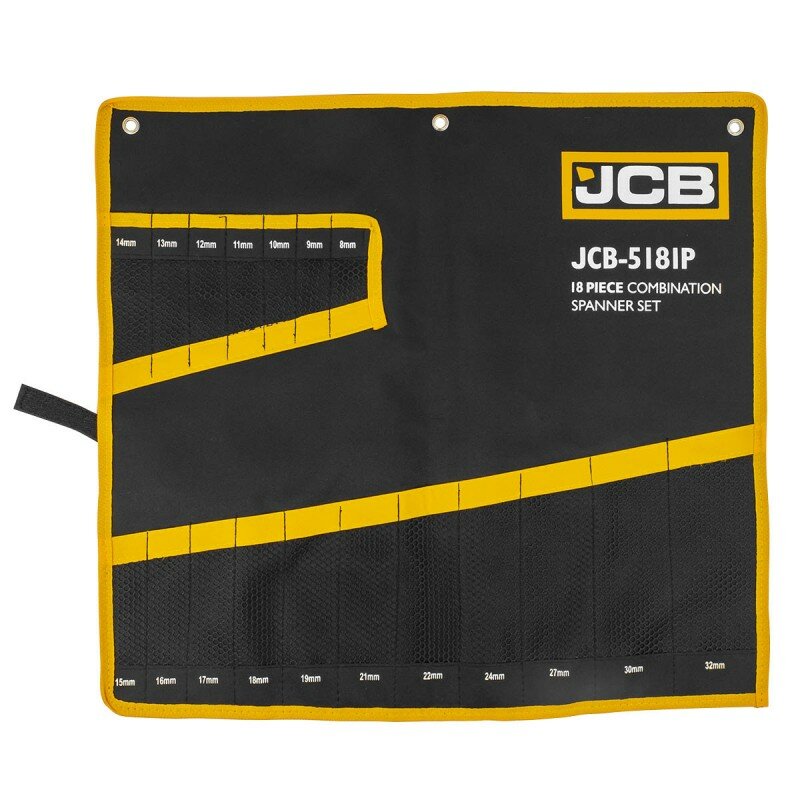 JCB Органайзер тканевый для набора ключей 18пр. JCB-5181P-P(57165)