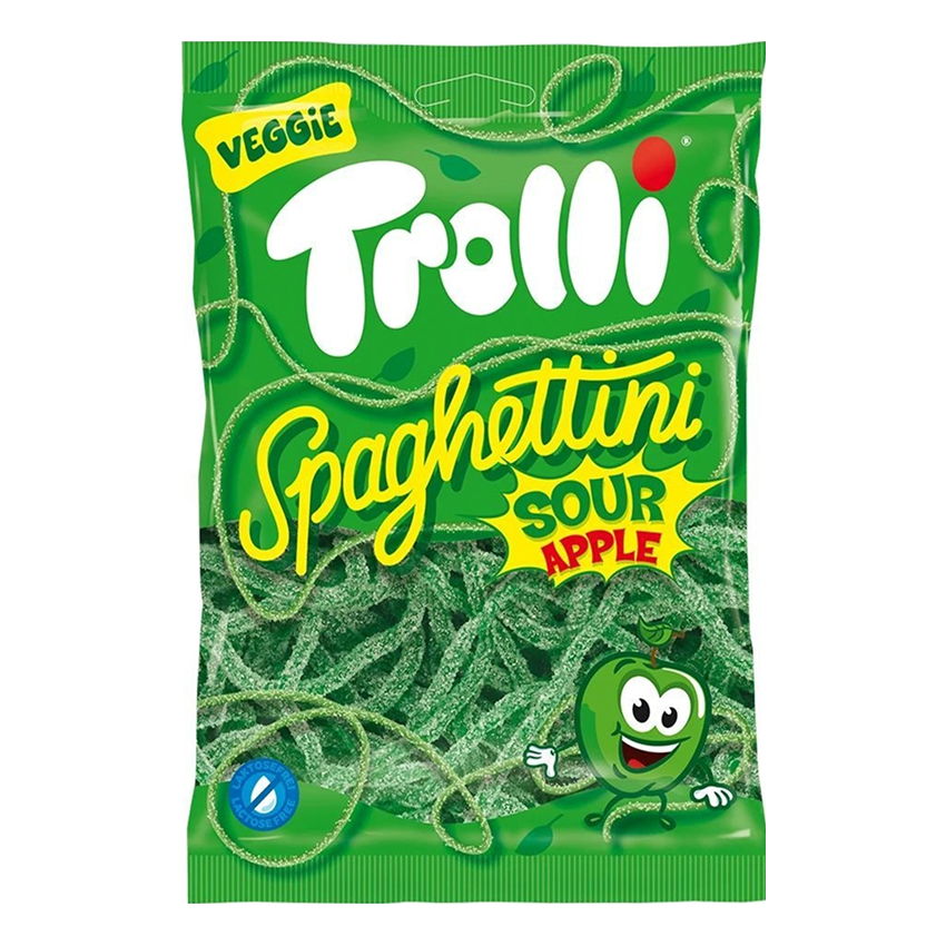 Trolli Spaghettini Apple мармелад жев Спагетти яблоко 100 гр