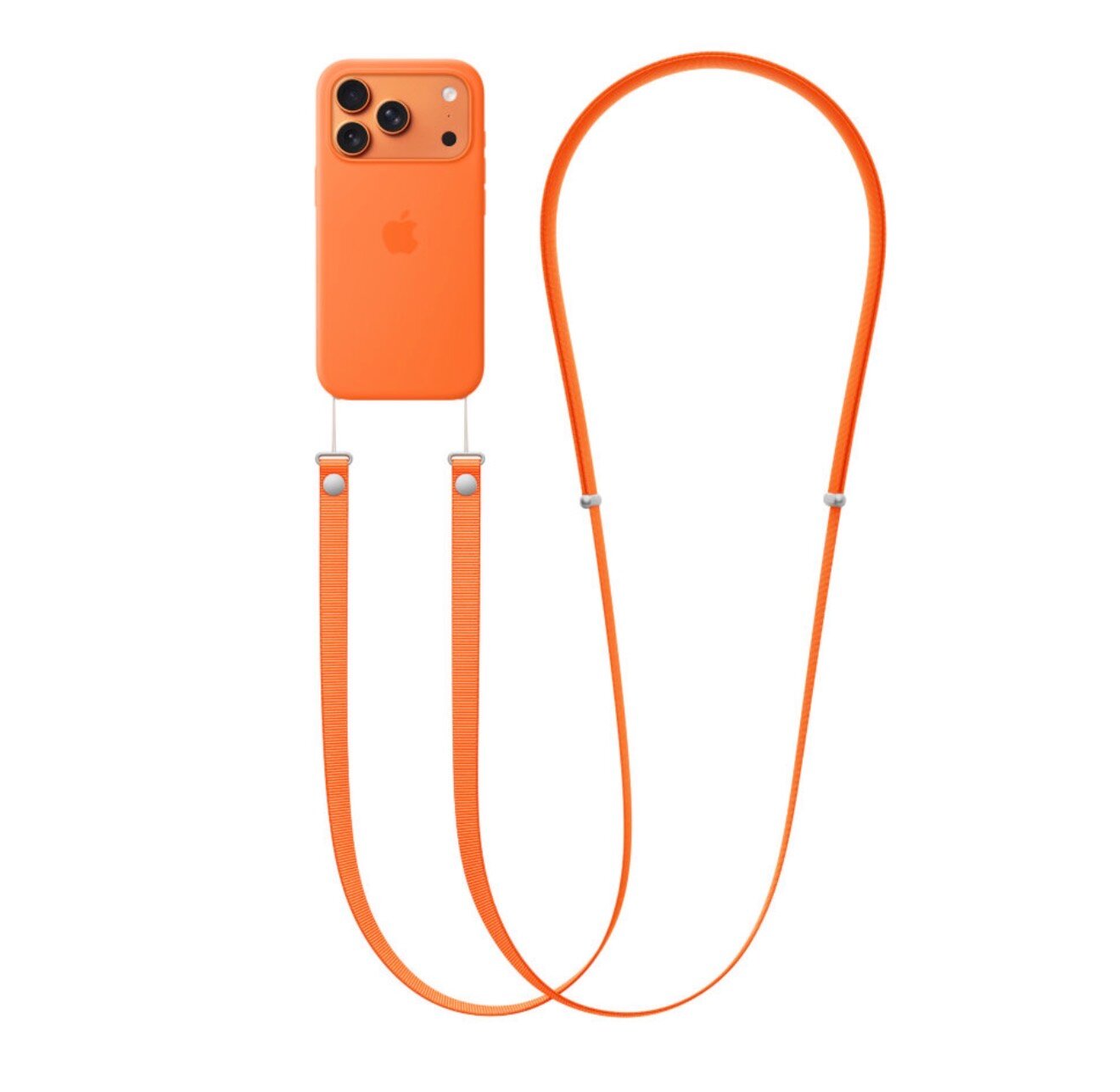 Ремешок Crossbody Strap Apple MGGD4FE/A для iPhone 17/Pro/Max/Air Orange (Original)