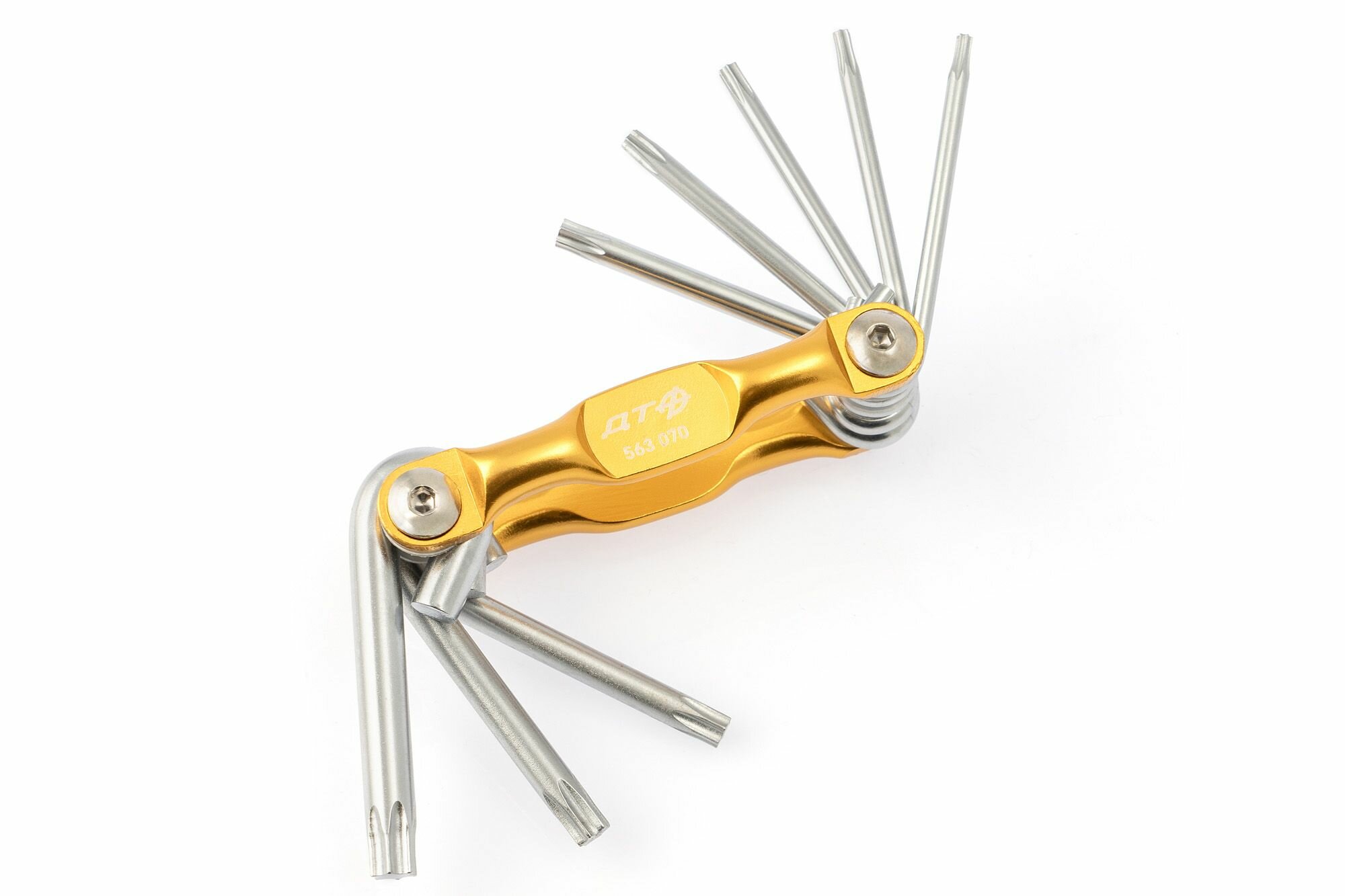 Набор ключей TORX 8 шт. складной (T9, T10, T15, T20, T25, T27, T30, T40) // Дело Техники