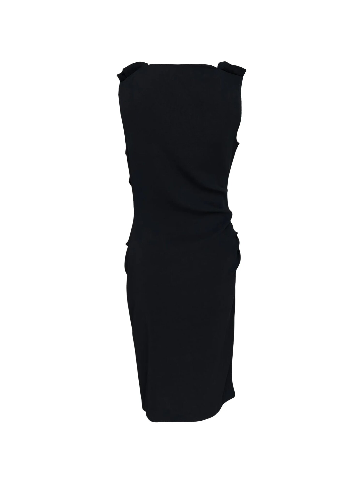 Платье Club 21 Draped sleeveless dress, размер 38, черный — фото 1