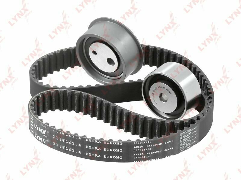 Комплект ремня ГРМ для Hyundai Elantra 2.0 00-06, Lantra 2.0 96-00, Tucson 2.0 04-10, Trajet 2.0 04-08, Coupe 2.0 96-09, KIA Cerato, Spectra 2.0 04-, Sportage 2.0 04-, Carens 2.0 04- / арт. PK1169 / бренд LYNXauto / OEM K015457XS