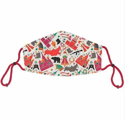 Маска тканевая многоразовая Москва. Россия