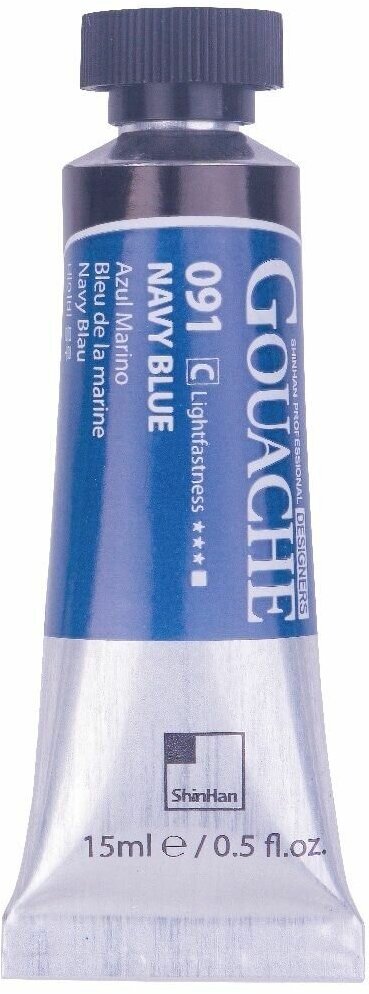 Гуашь Shinhan Art Professional Designers №91 Синий темный, туба 15мл.