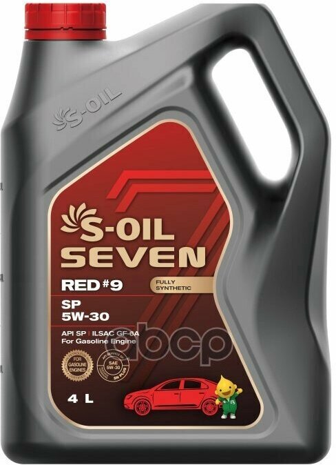 S-Oil Масло S-OIL 7 RED#9 SP/SN Plus 5w-30 4л. синтетика