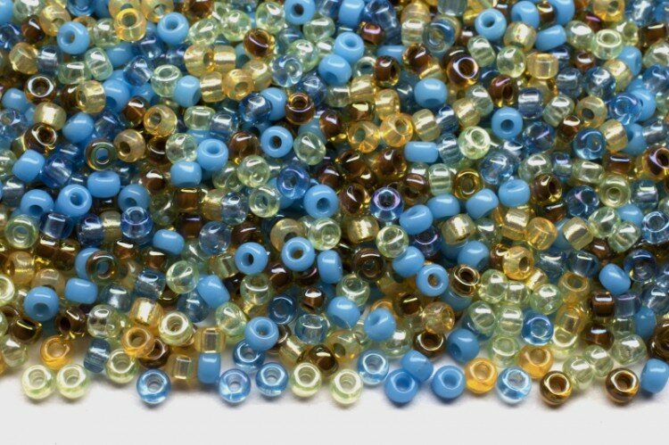 Бисер японский MIYUKI круглый 11/0 MIX20 прерия, микс Prairie, 10 грамм